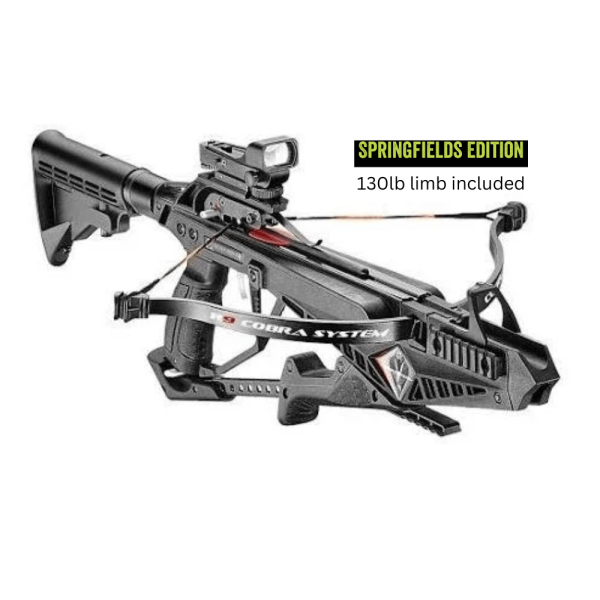 EK Archery - Cobra R9 Deluxe Recurve Crossbow - 130lbs Springfields Edition