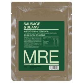 MRE Sausage & Beans Ready To Eat 300g