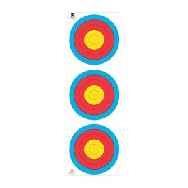 WA Approved 3 Spot Vertical 40cm Target Face